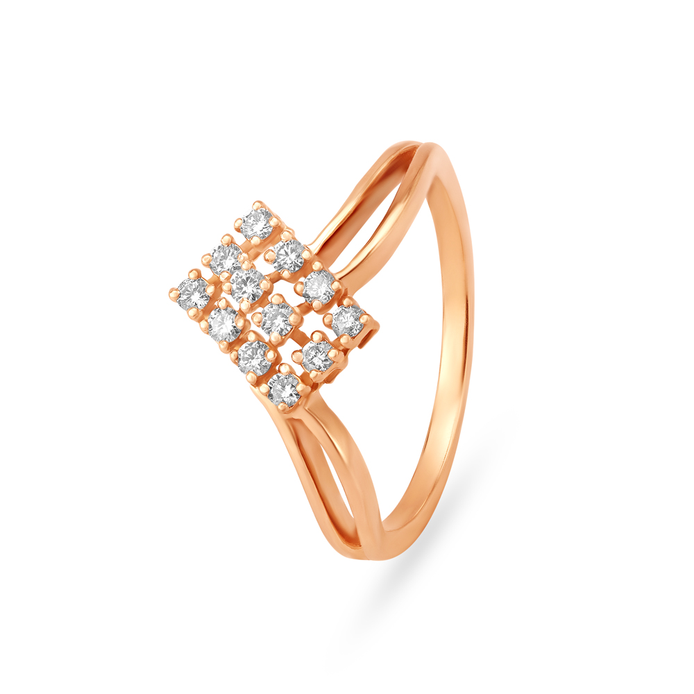 Diamond Lattice Finger Ring