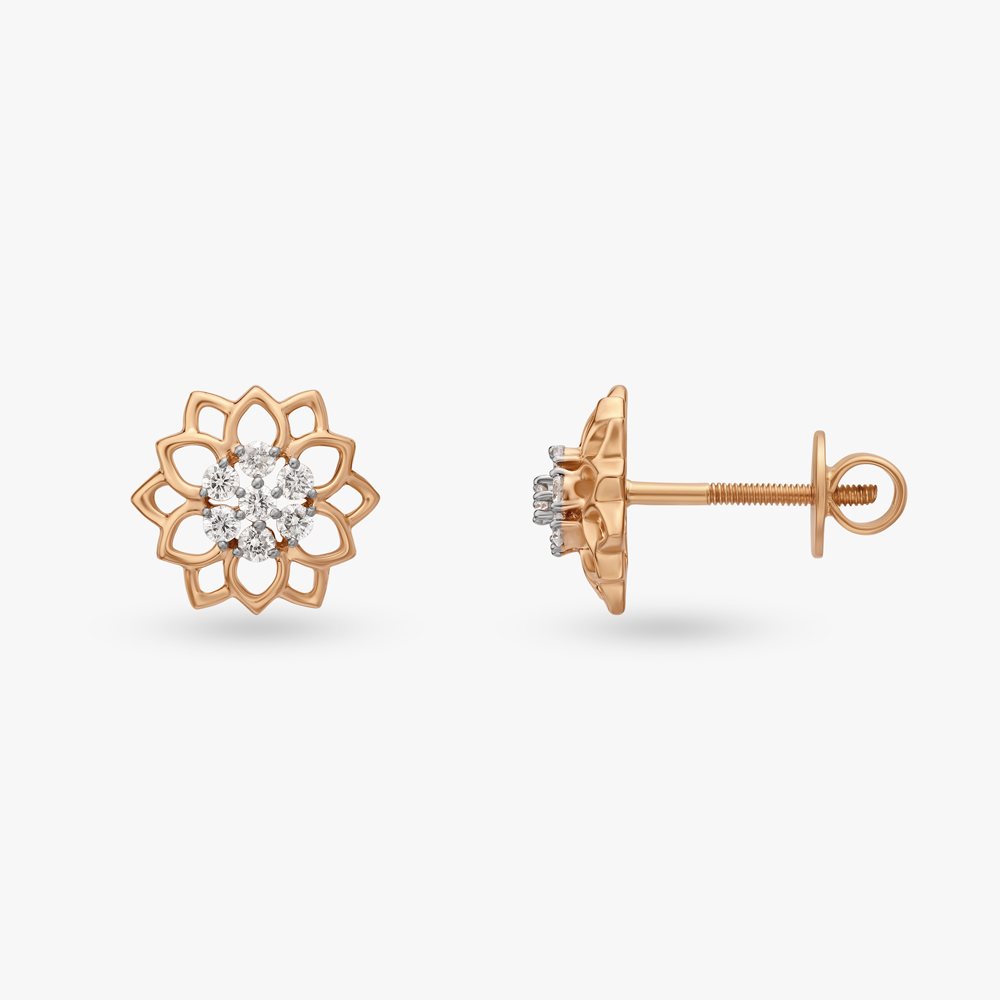 Dash Of Enchantment Diamond Stud Earrings
