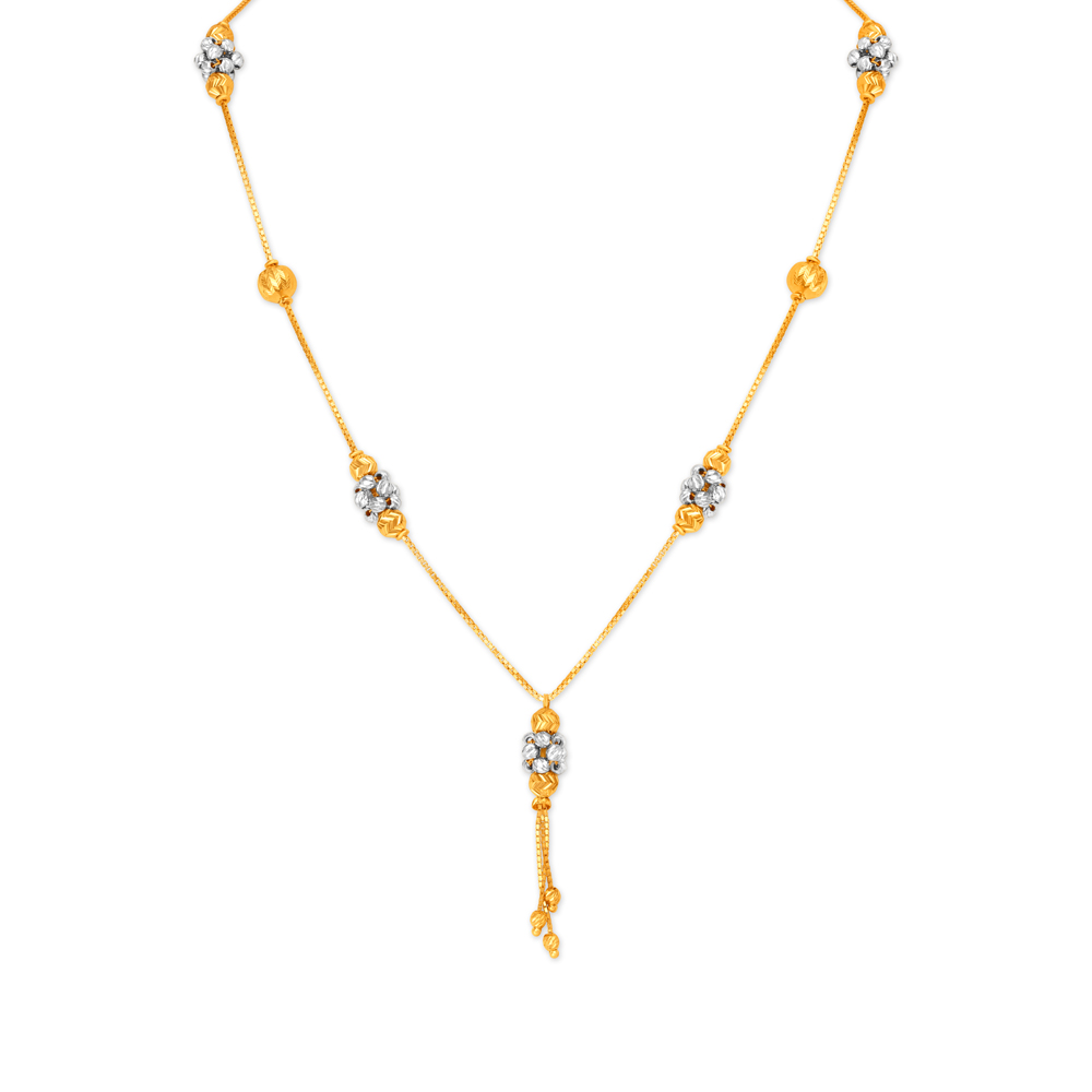 Noticeable Hanging Style Hand Made Gold Chain