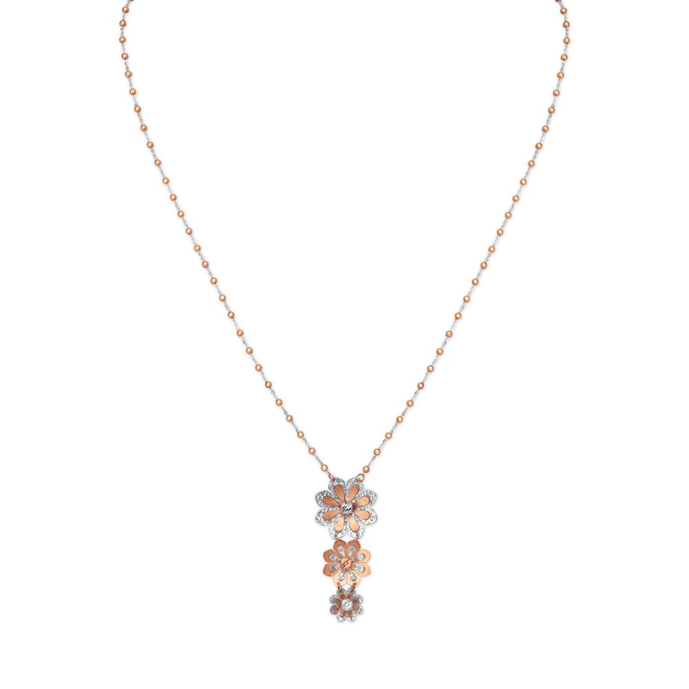 Ravishing Floral Gold Chain