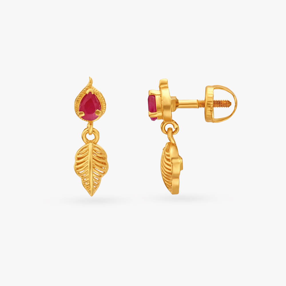 Nature Inspired Drop Earrings