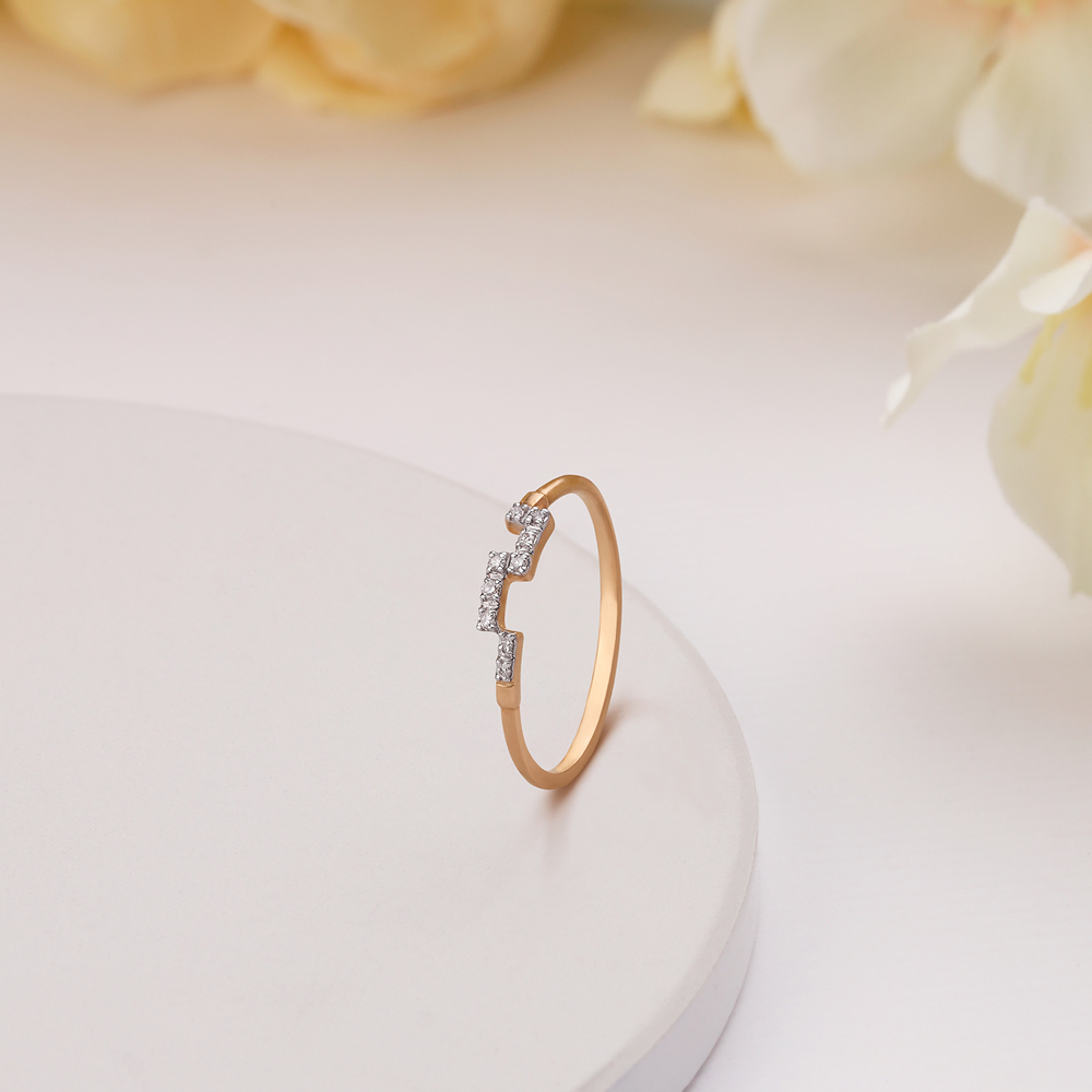 14KT Yellow Gold Tom Collins Diamond Finger Ring