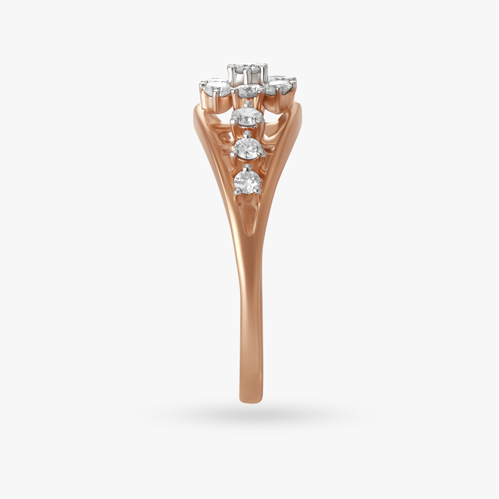 Timeless Flower Diamond Ring