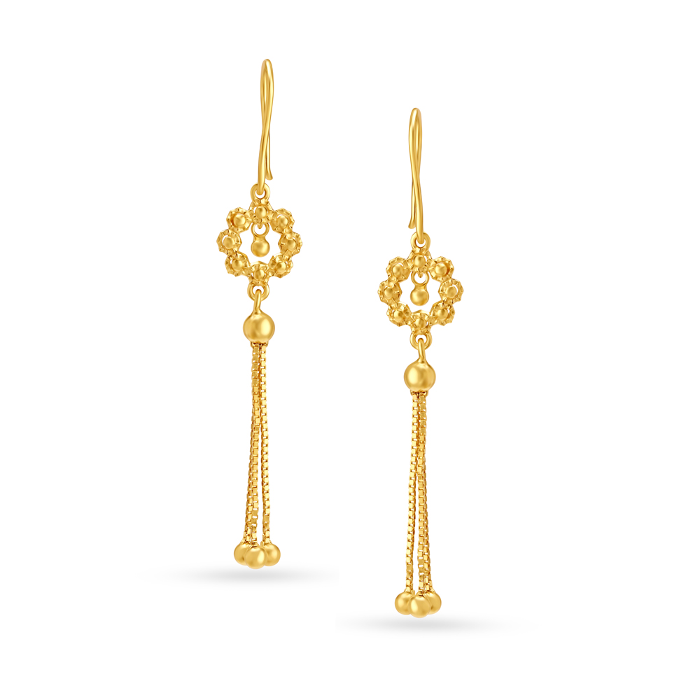 Timeless Floral Hoop Earrings