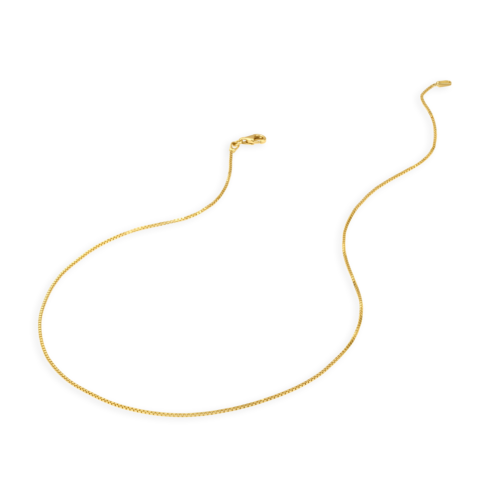 18KT Sleek Yellow Gold Chain
