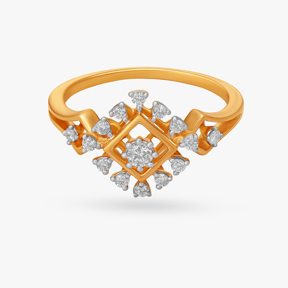 Dainty Opulent Diamond Ring