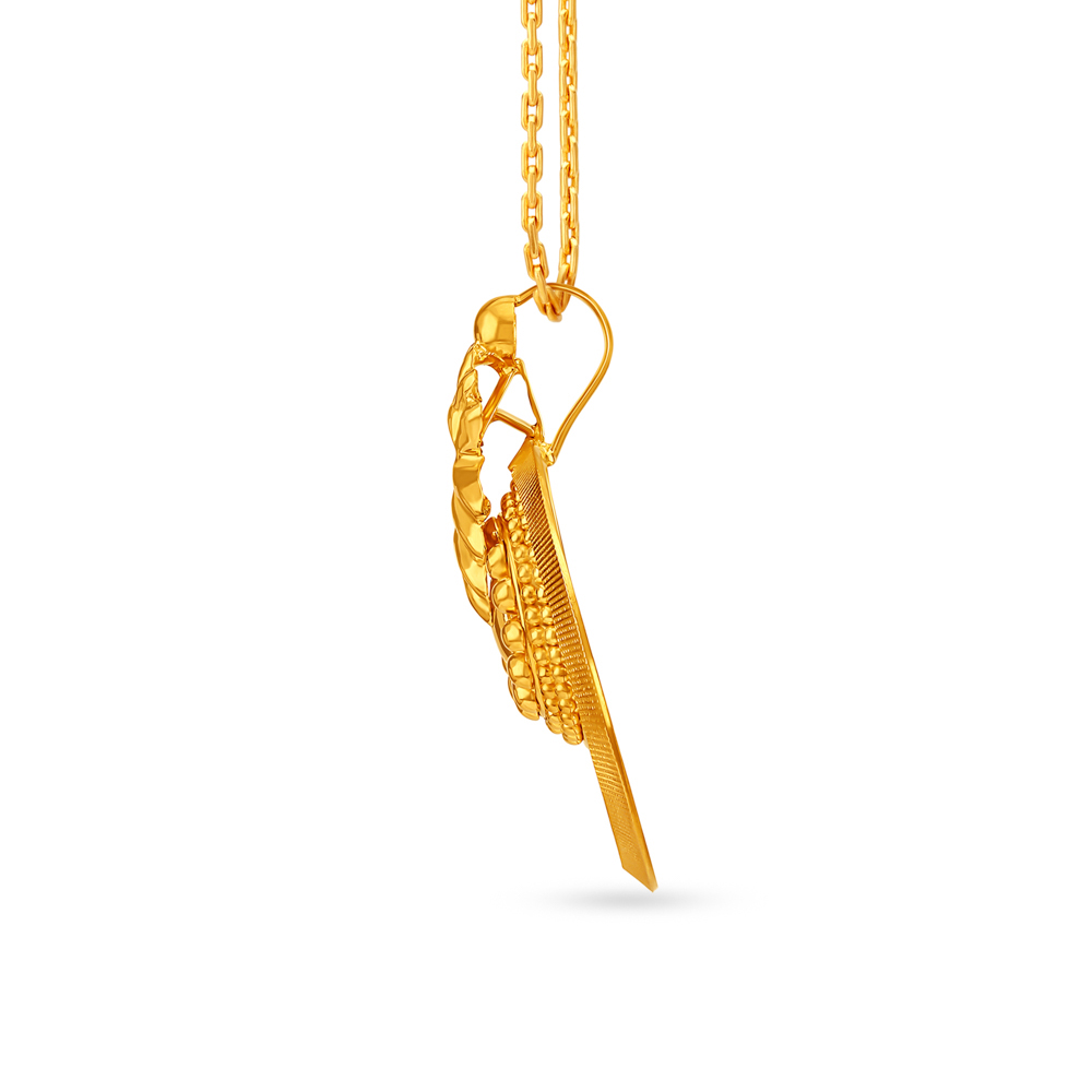 Magnificent Traditional Gold Pendant