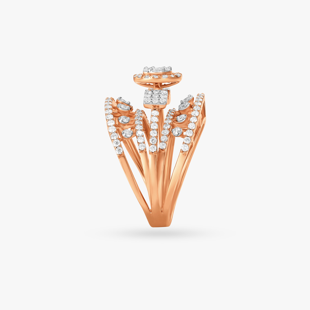 Enticing Layers Diamond Ring