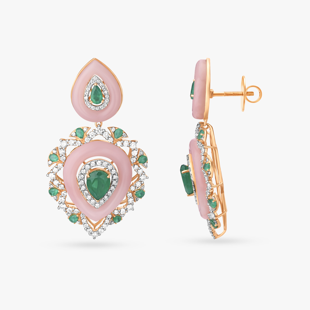 A Dramatic Romance Drop Earrings