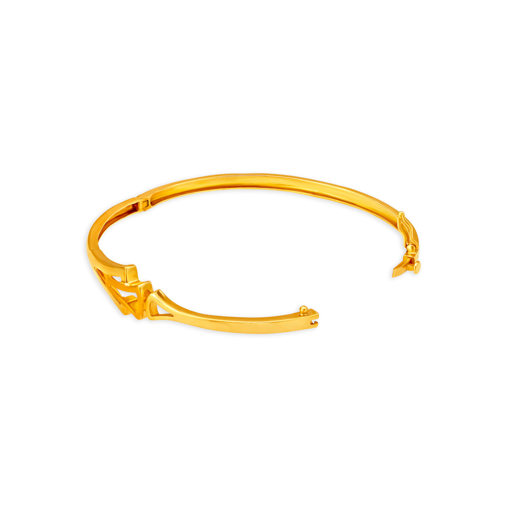 Sleek Dainty Gold Bangle