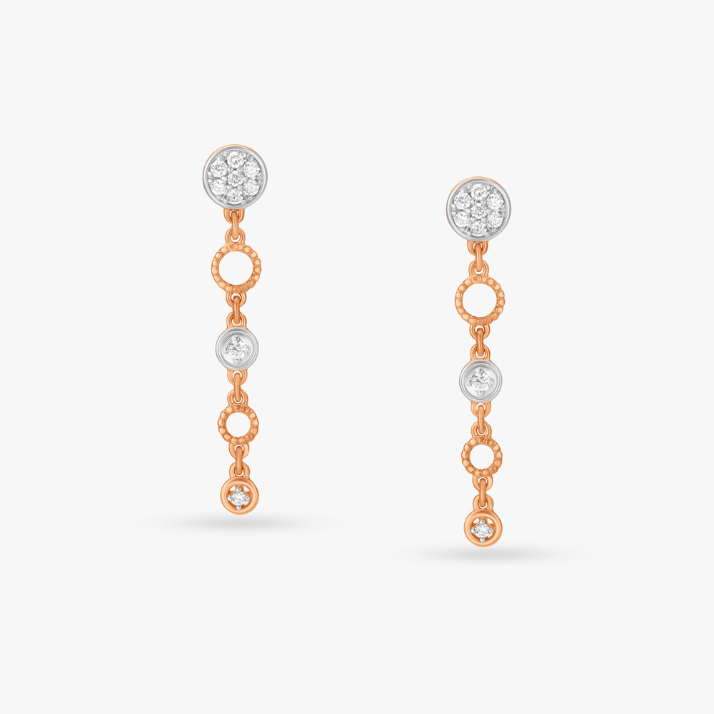Captivating Diamond Drop Earrings
