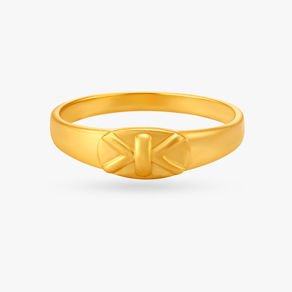 Subtle Embossed Ring for Men