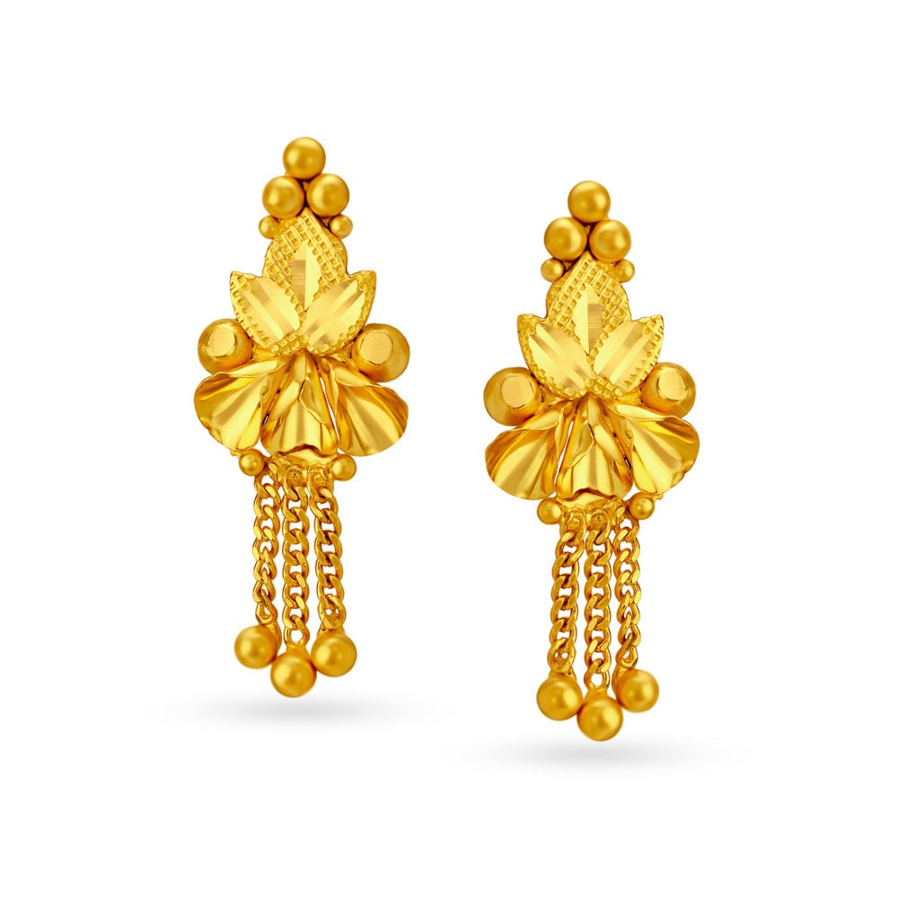 Striking Traditional Drop Earrings