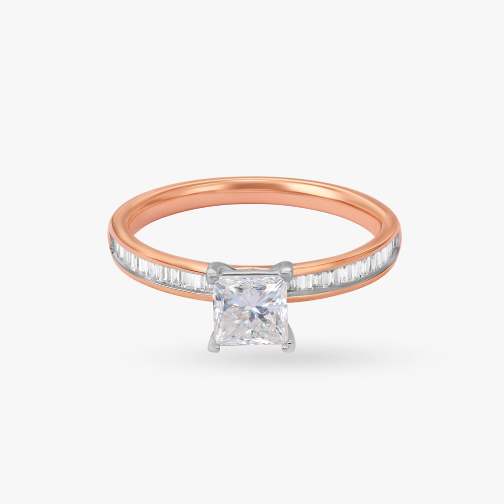 Timeless Radiance Celeste Solitaire Ring