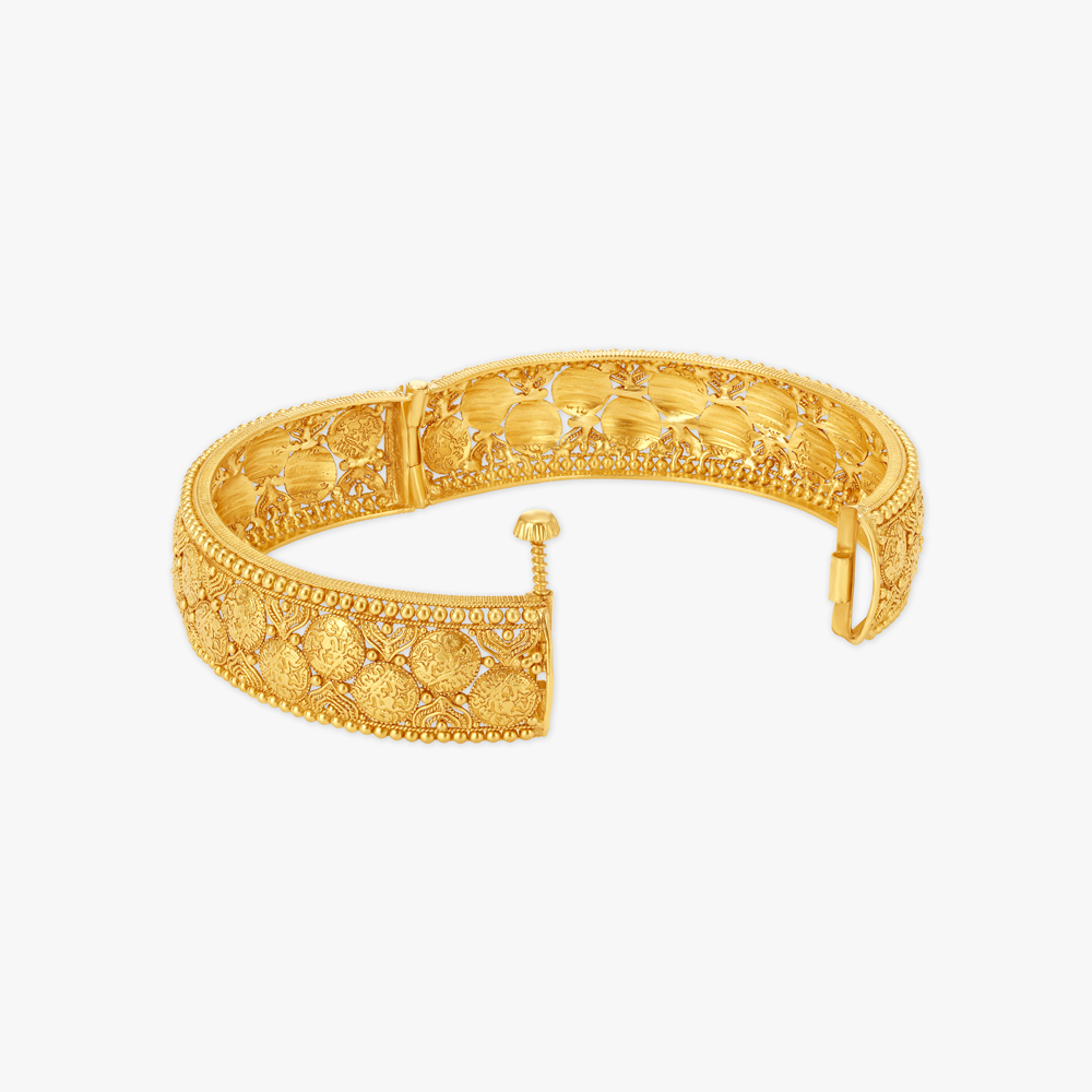 Golden Opulence Majestic Gold Bangle Kada
