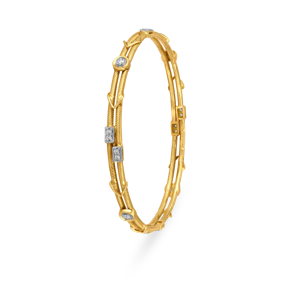 Unique Diamond Bangle