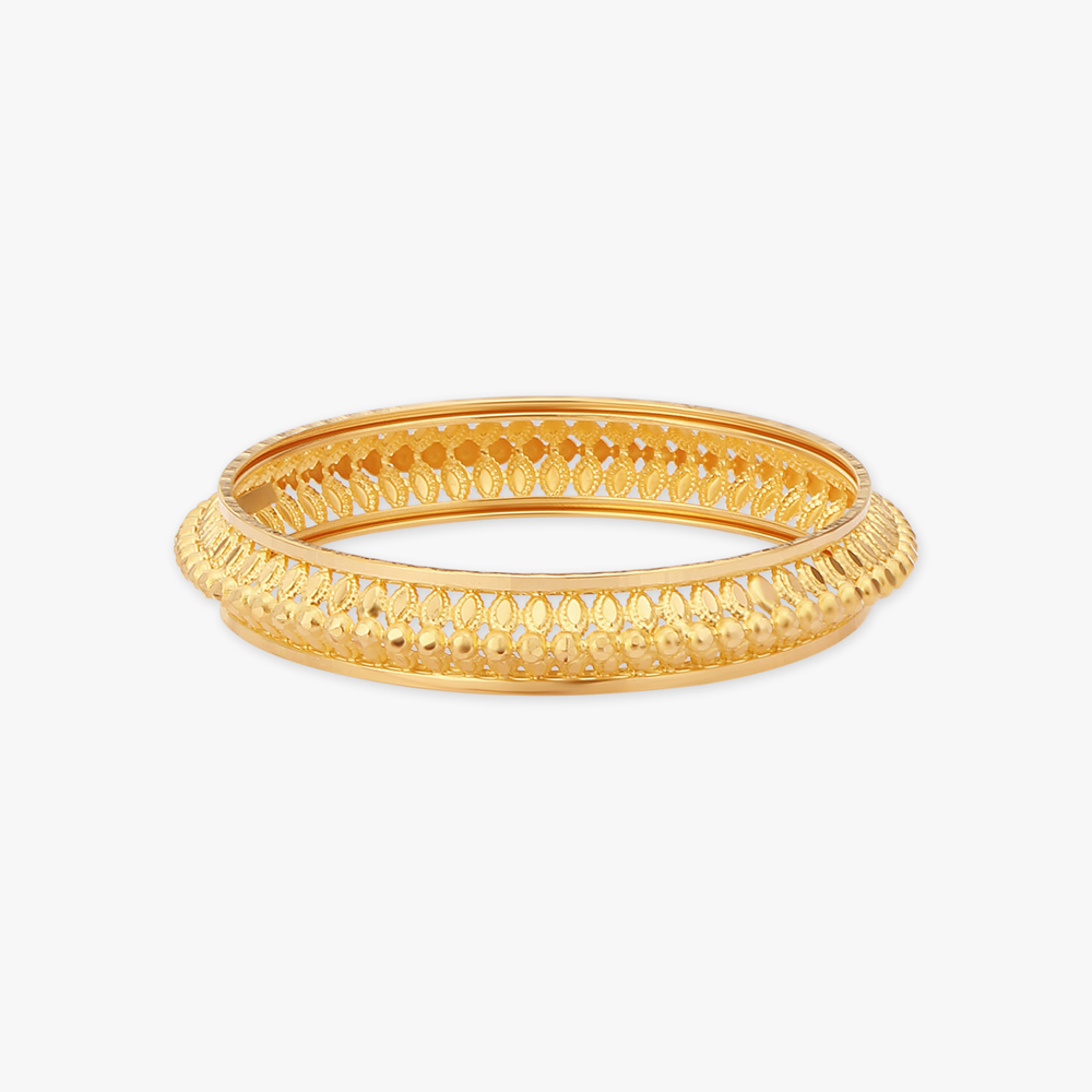 Luxuriant Carved Bangles