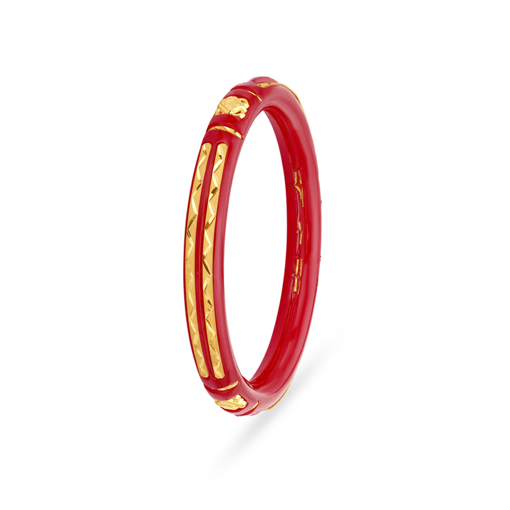 Pola Bangles set in 22 Karat Yellow Gold
