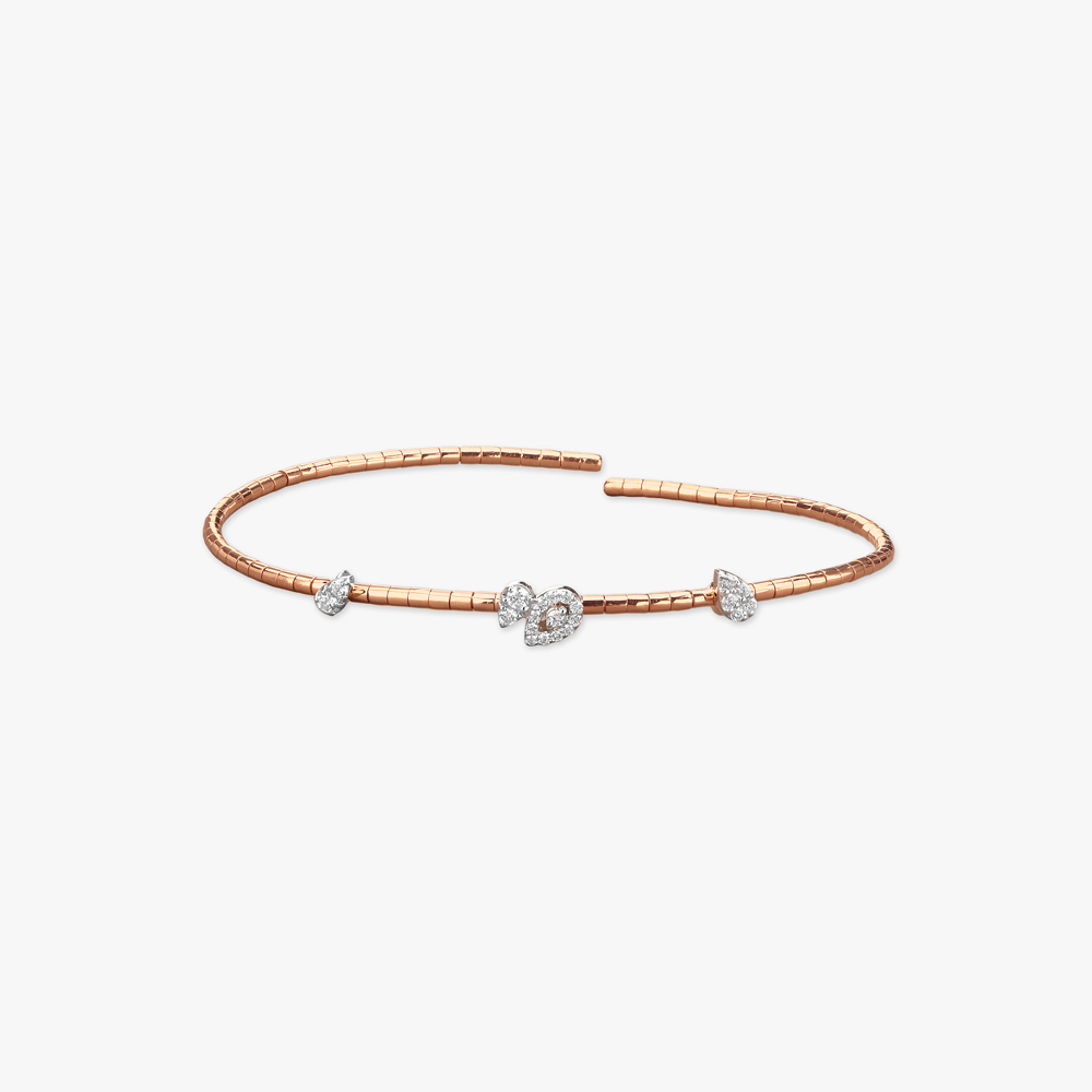 Chic Harmony Diamond Bangle