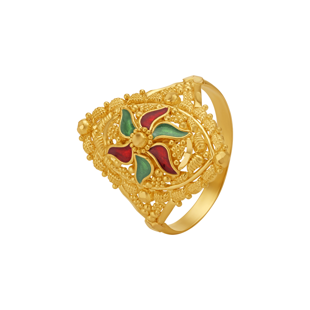 Opulent Filigree Finger Ring