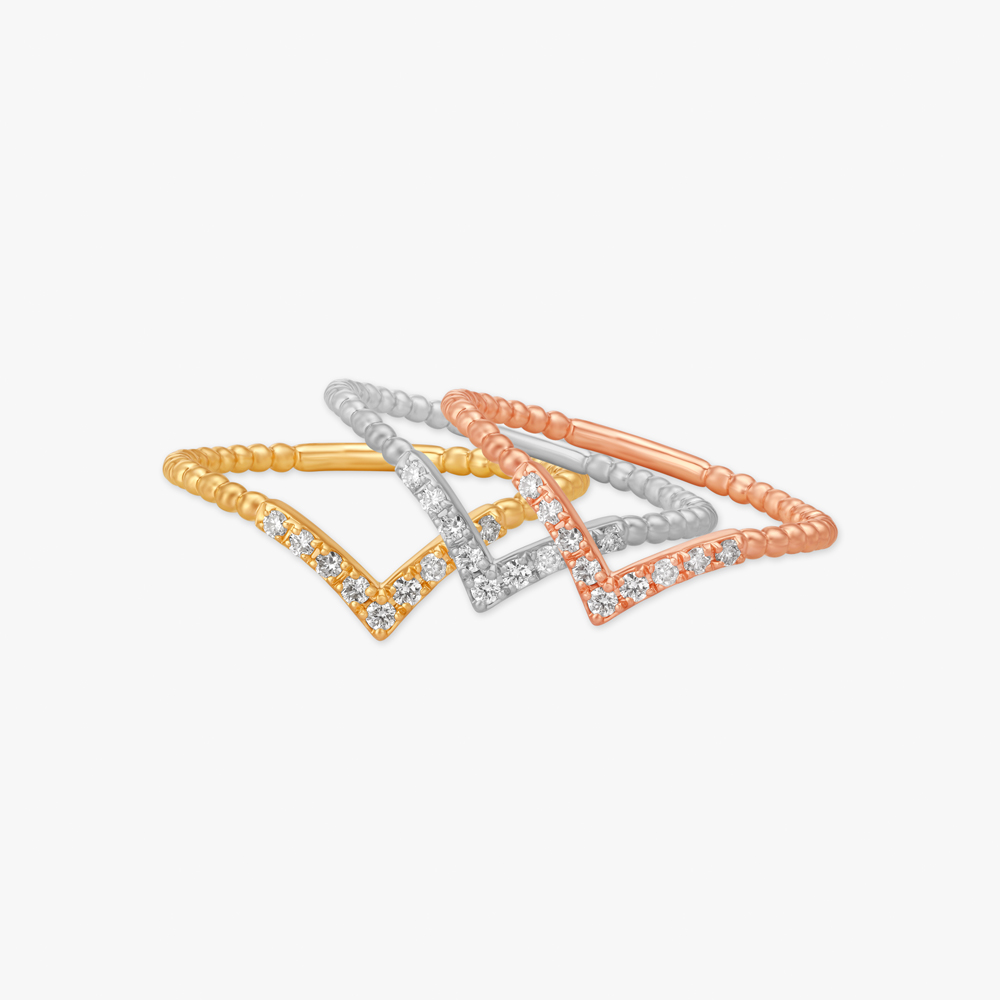 Dainty Stackable Diamond Rings
