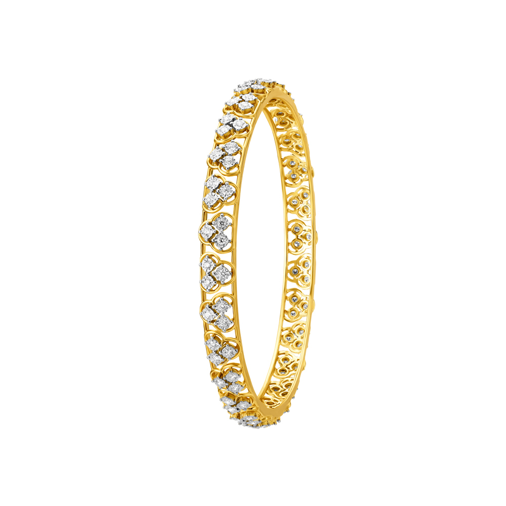 Captivating Traditional Diamond Bangle