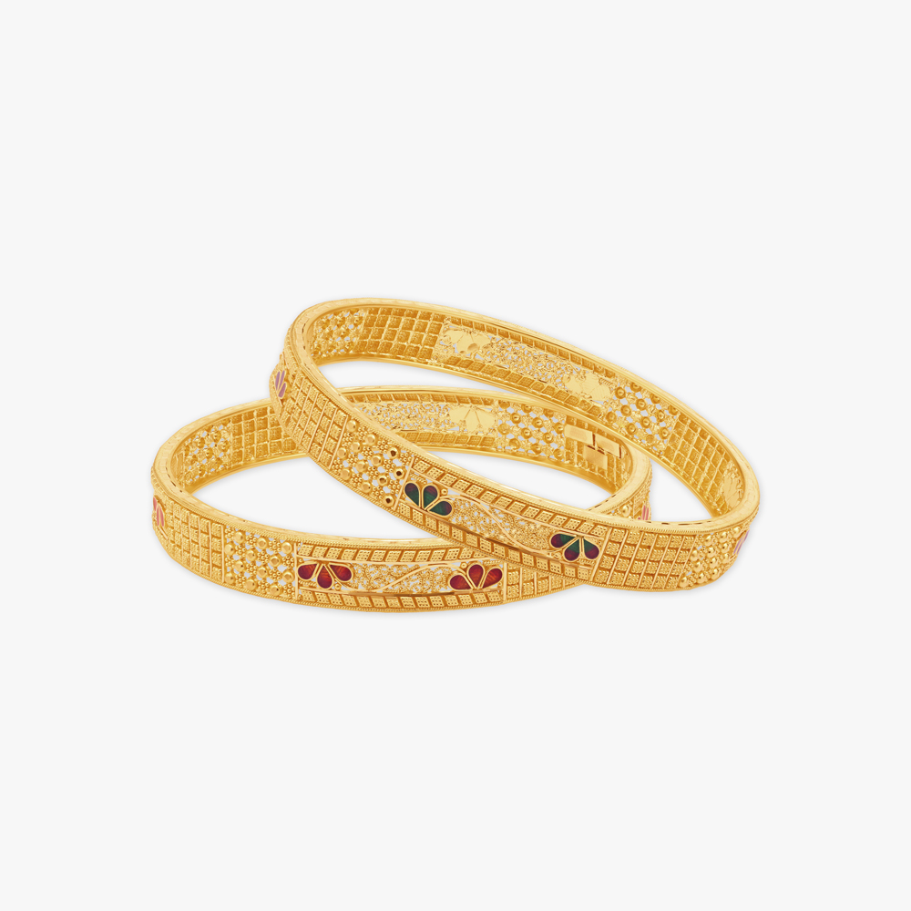 Delicate Blooms Bangles