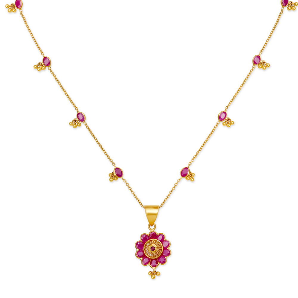Pendant With Chains | Tanishq Online Store
