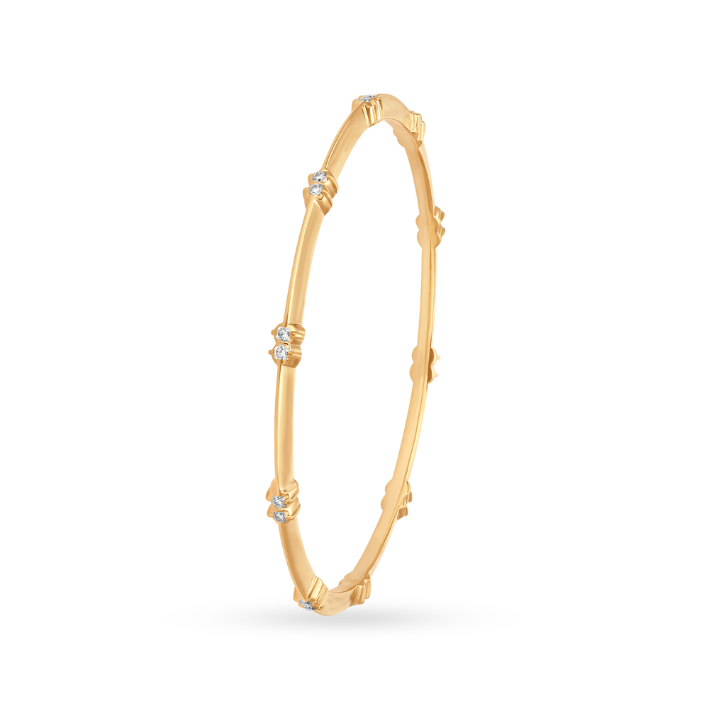 Dainty Diamond Bangle