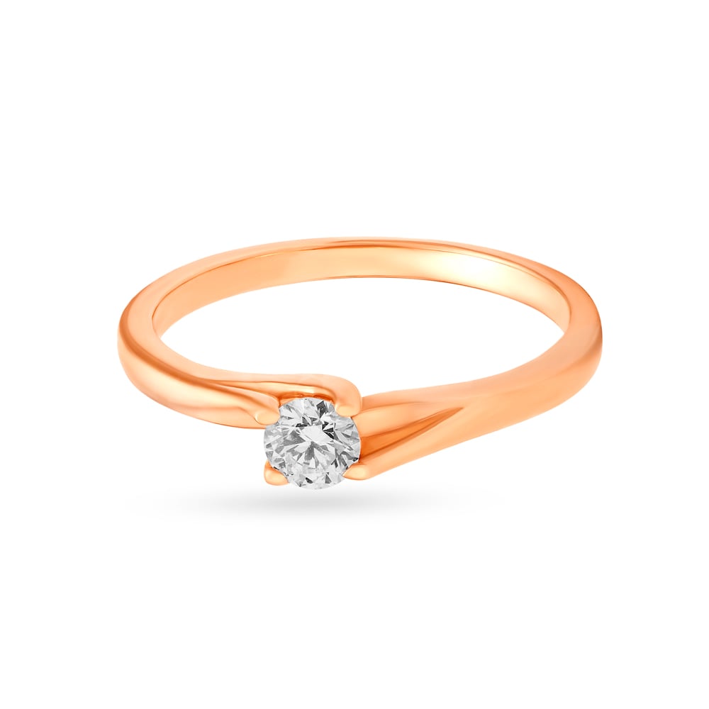 Chic Rose Gold Finger Ring