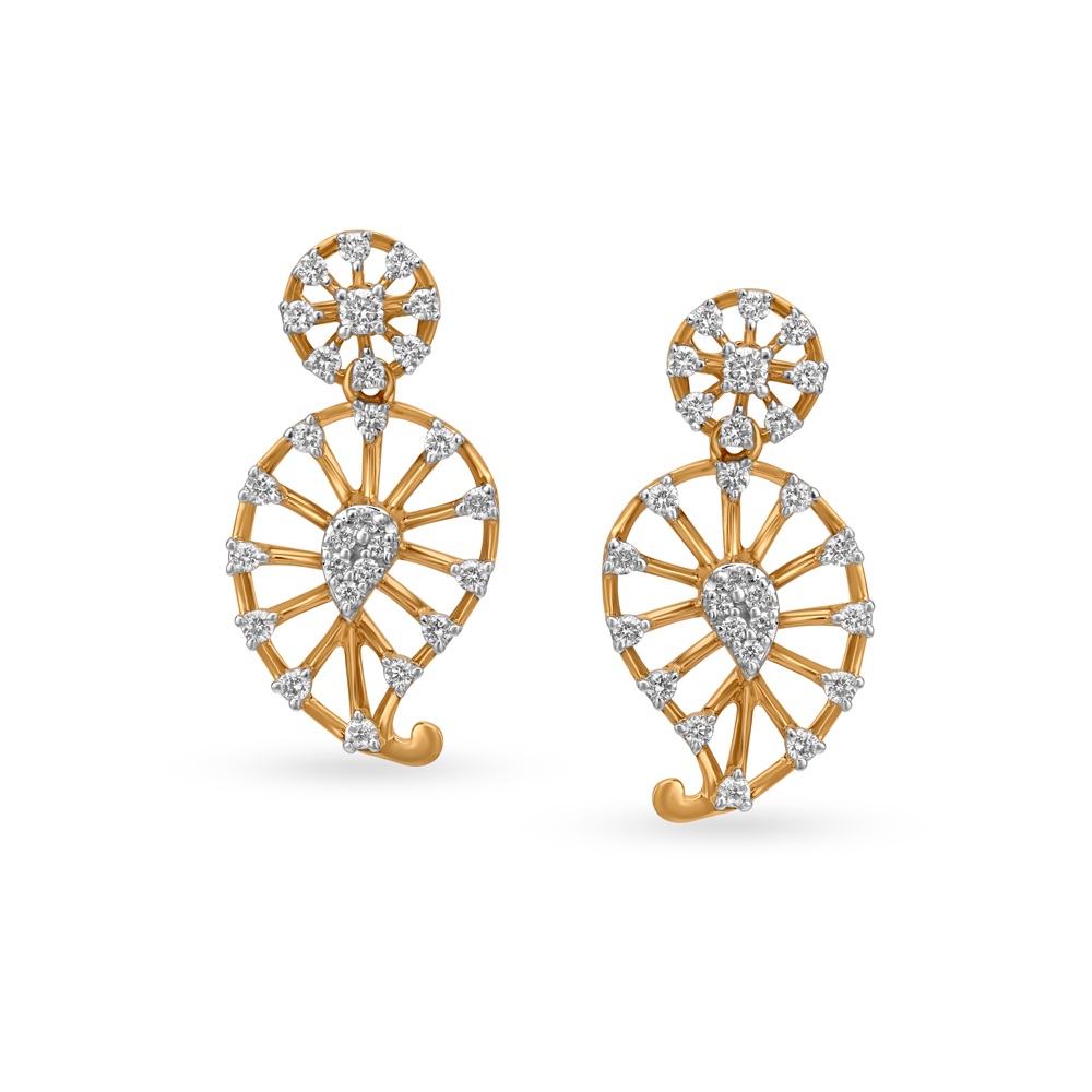 Mango Shape Drop Earrings