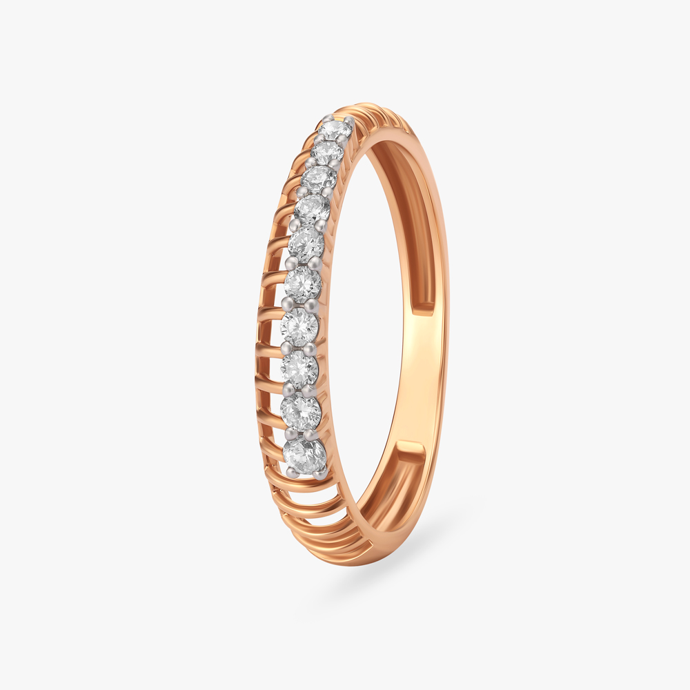 Twinkling Tiara of Elegance Diamond Finger Ring