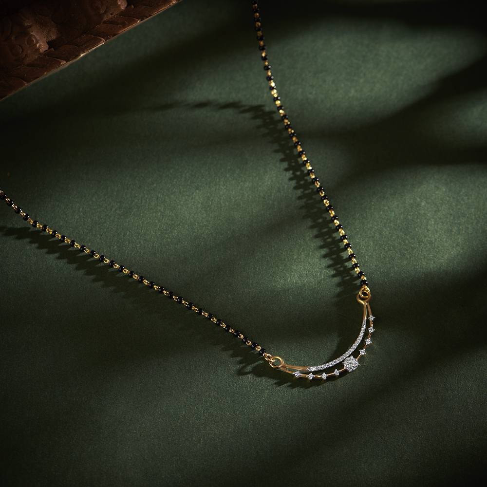 Mesmerising Petite Diamond Mangalsutra