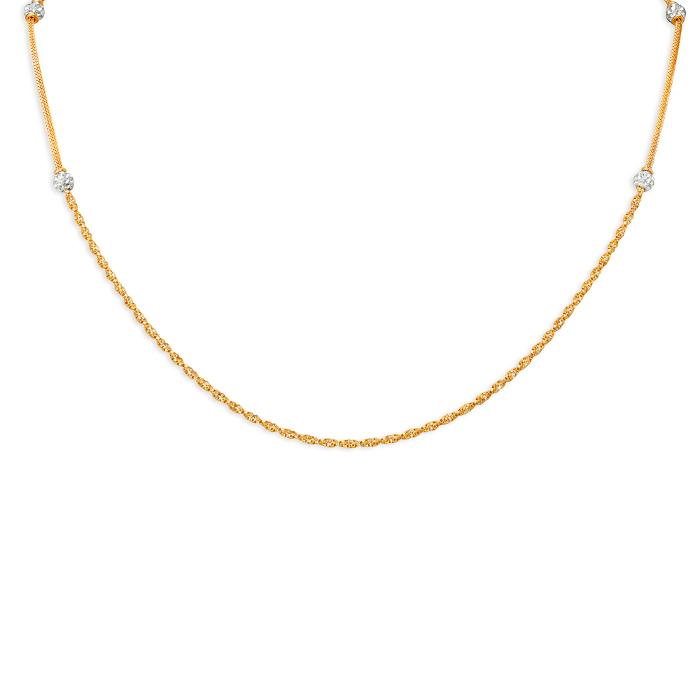 Traditional Gold Bead Chain