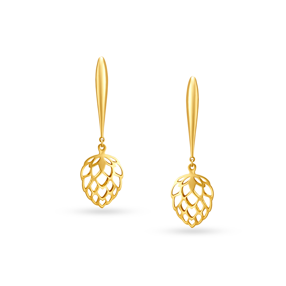 Charming Gold Drop Earrings