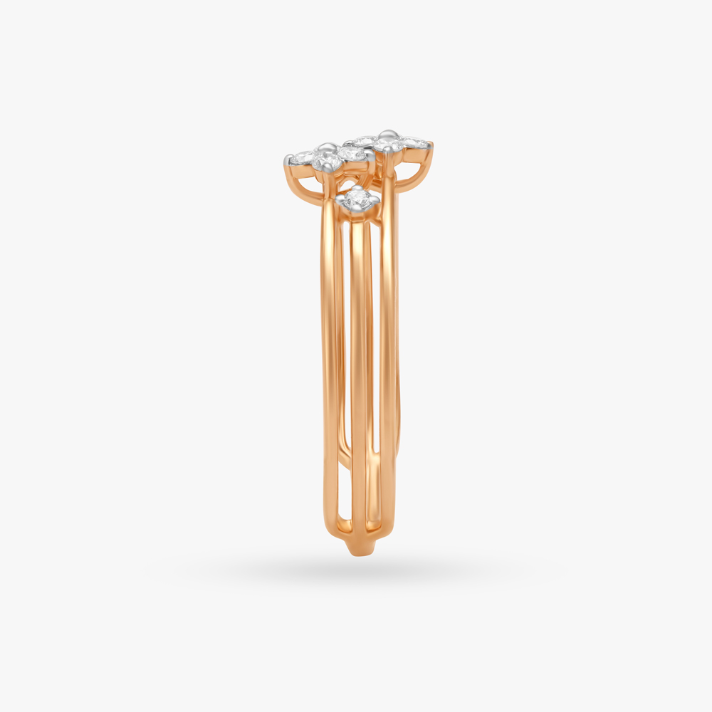 Simple Striking Diamond Ring