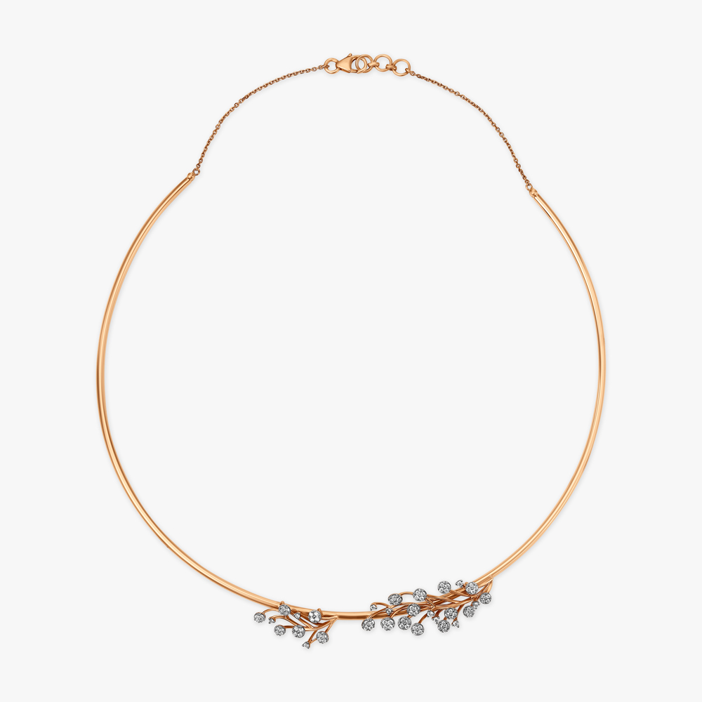 Gypsy Flower Diamond Hussley Necklace