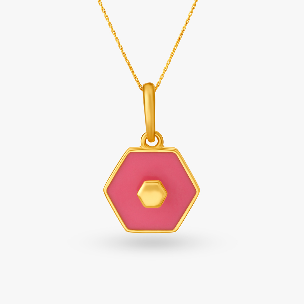Cute Hexagon Peg Pendant for Kids