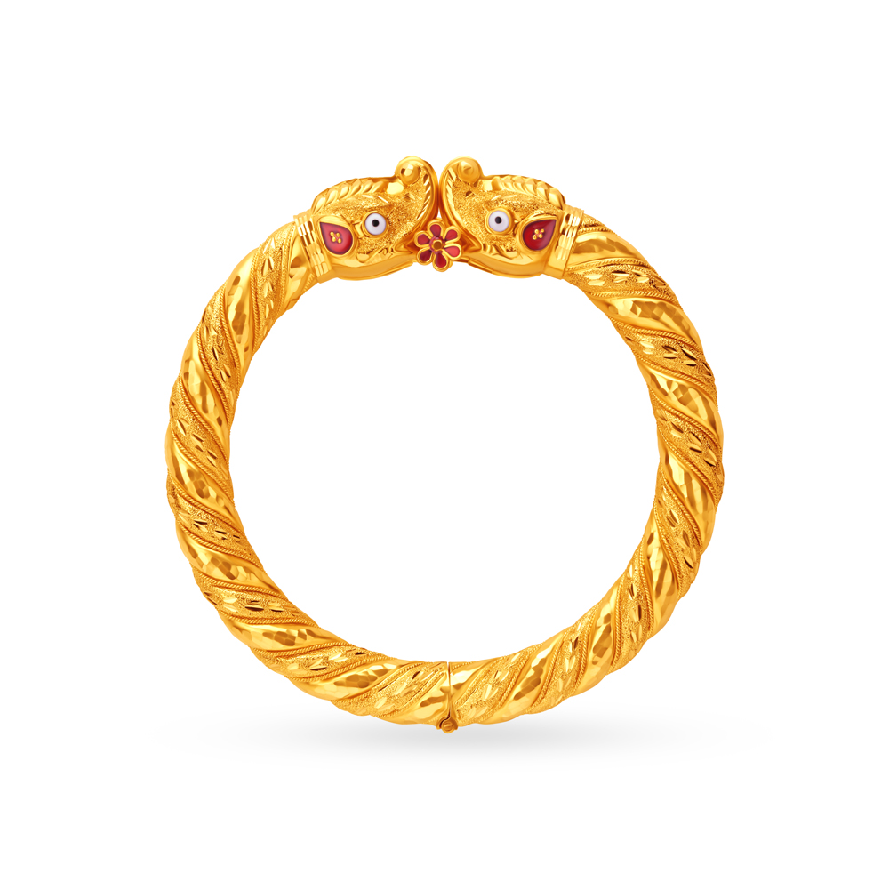Traditional Floral Gold Bala Bangle