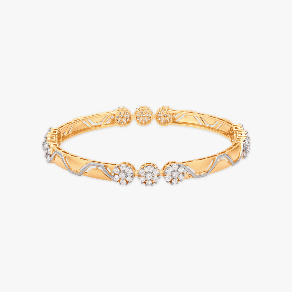 Enchanting Blossom Diamond Bangle