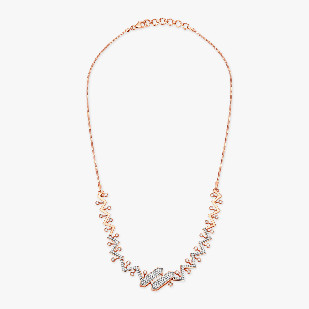 Zig Zag Chic Necklace Set