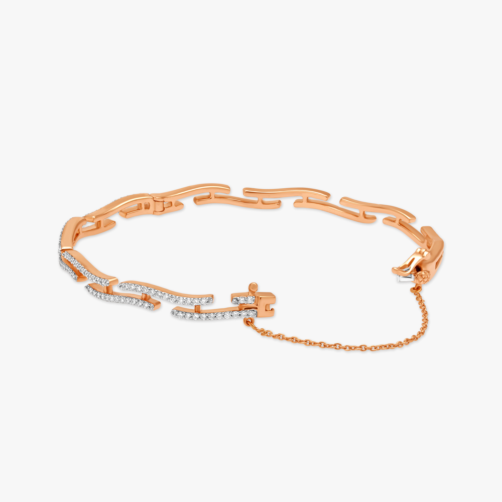 Sleek Diamond Bangle