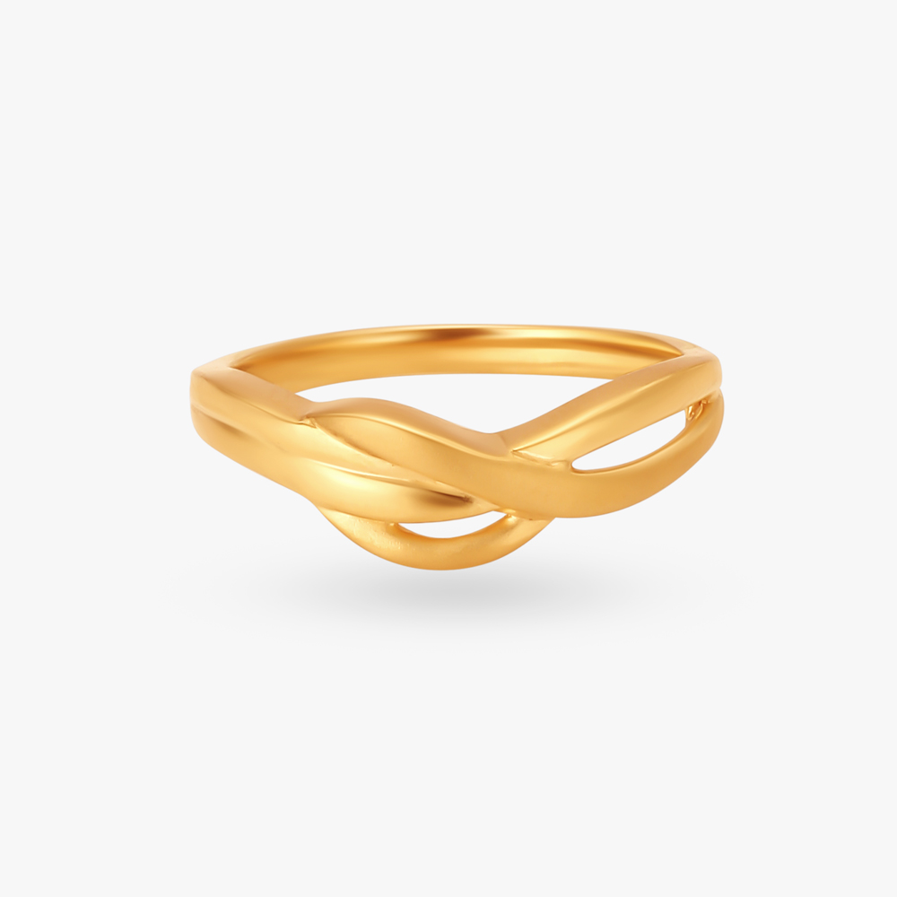 Whimsical Gold Finger Ring