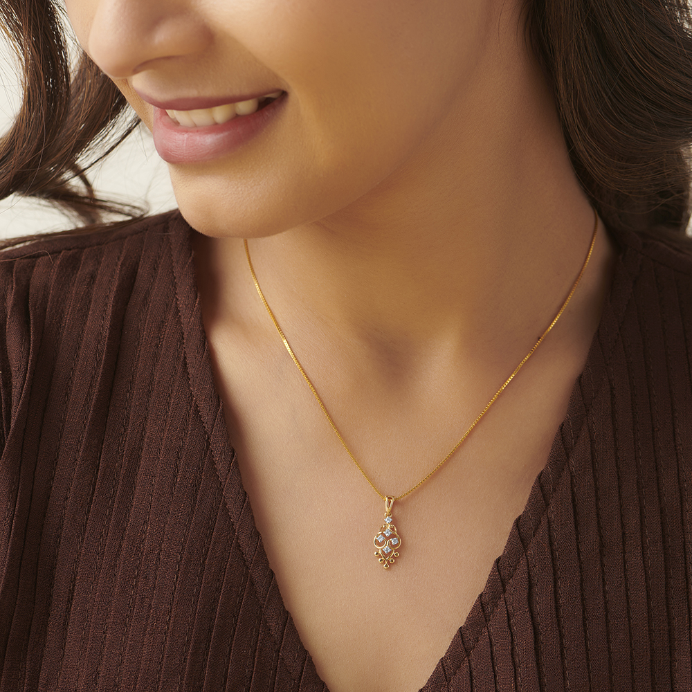 Classic Traditional Diamond Pendant