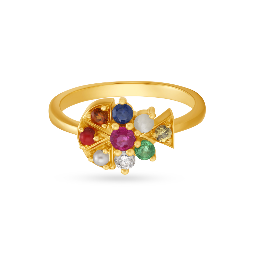 Dainty Navaratnam Finger Ring