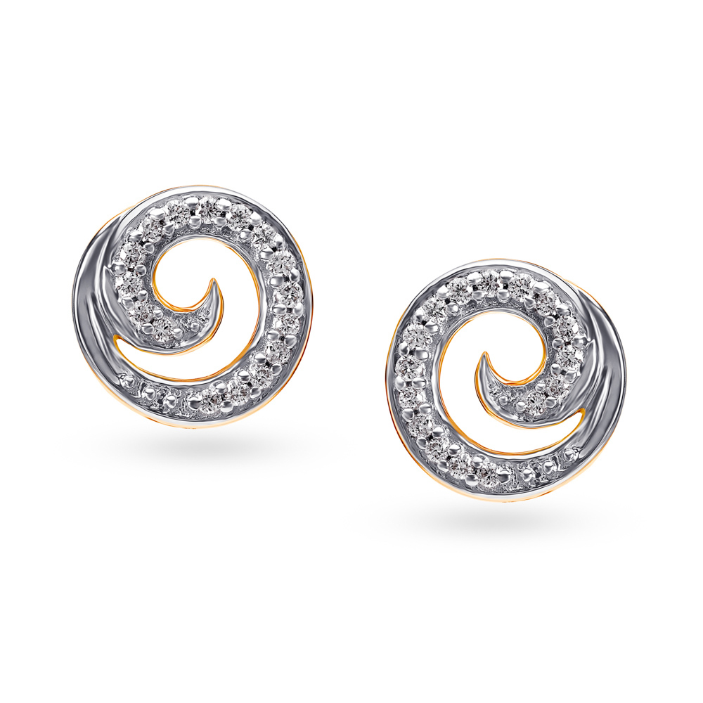 Subtle Diamond Stud Earrings