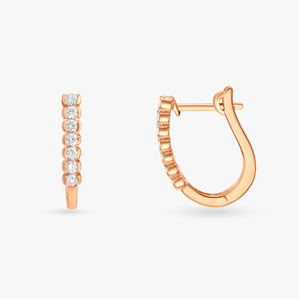 Subtle Glam Hoop Earrings