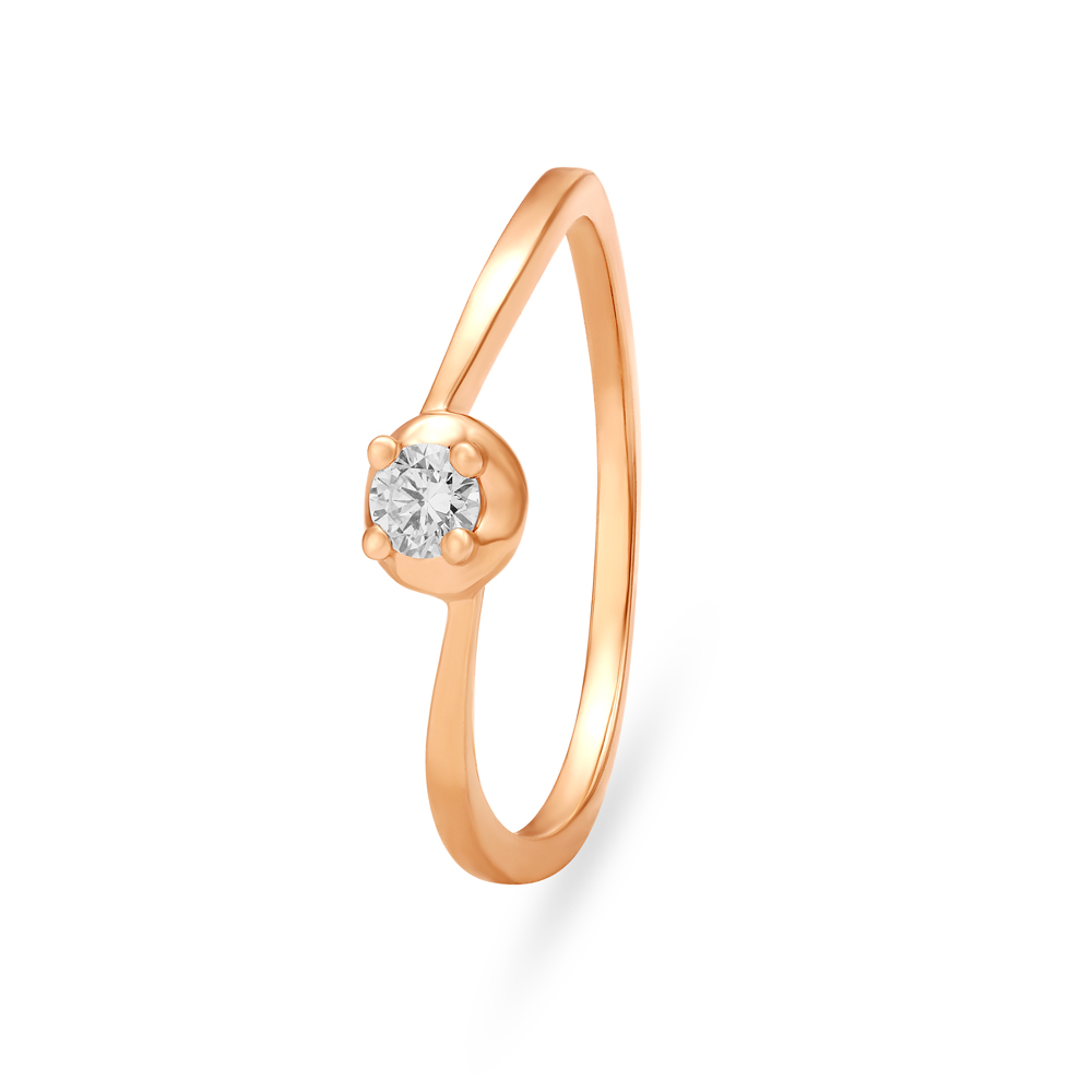 Dainty Diamond Finger Ring