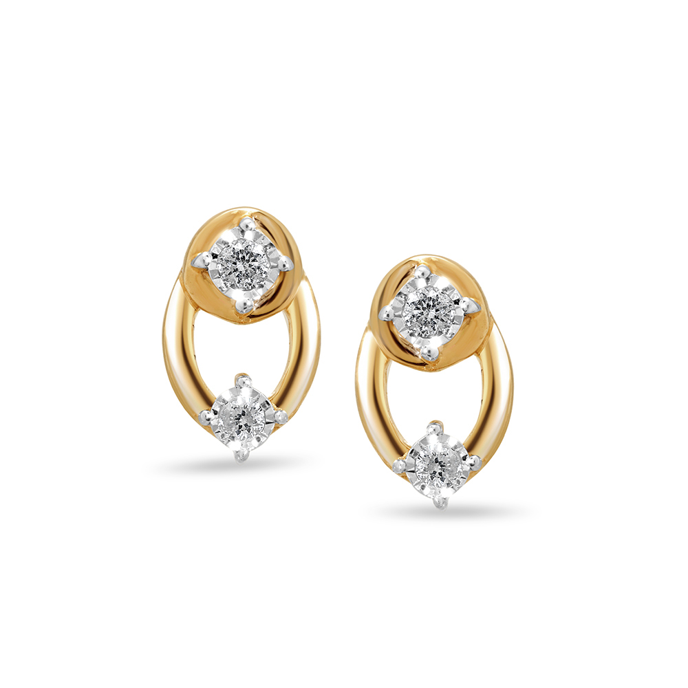 Mamma Mia 14kt Yellow Gold Iconic Stud Earrings