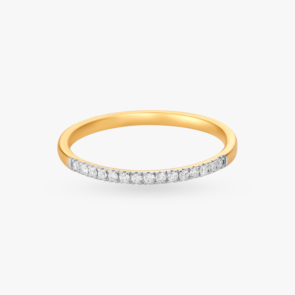 Contemporary Elegance Diamond Ring